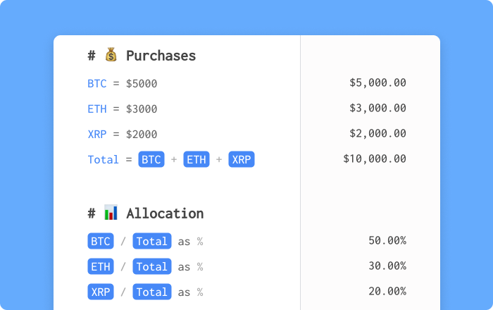figr.app - Your notepad calculator
