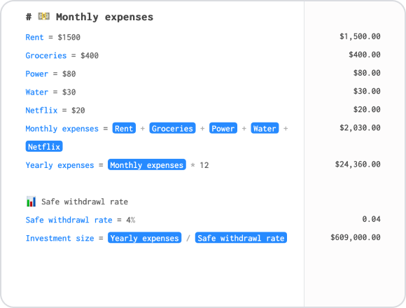 figr.app - Your notepad calculator